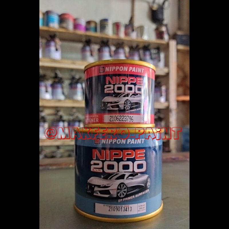 Jual epoxy surfacer nippe 2000 cat nippe epoxy abu 250gram | Shopee ...