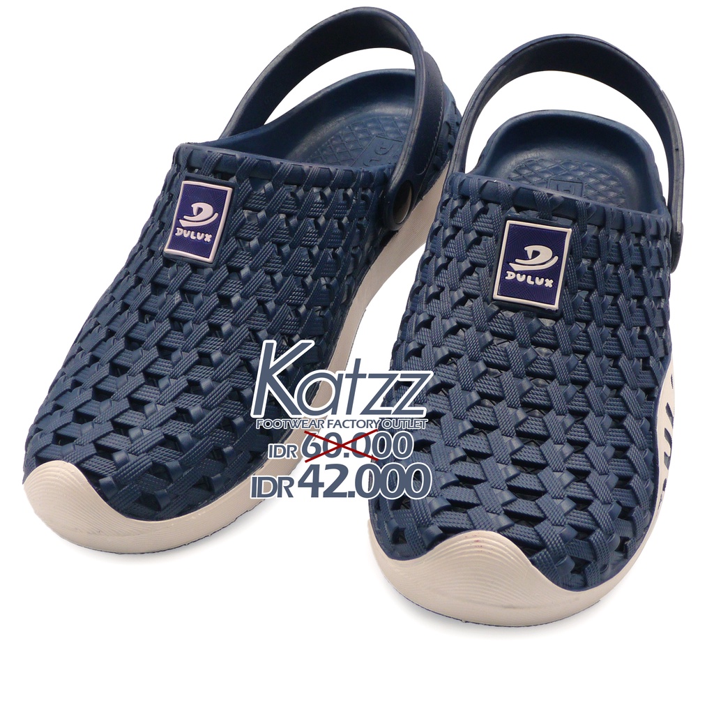 Jual Katzz - Sandal Slop Karet Pria Warna Navy Uk 36 - 40 / Sandal ...