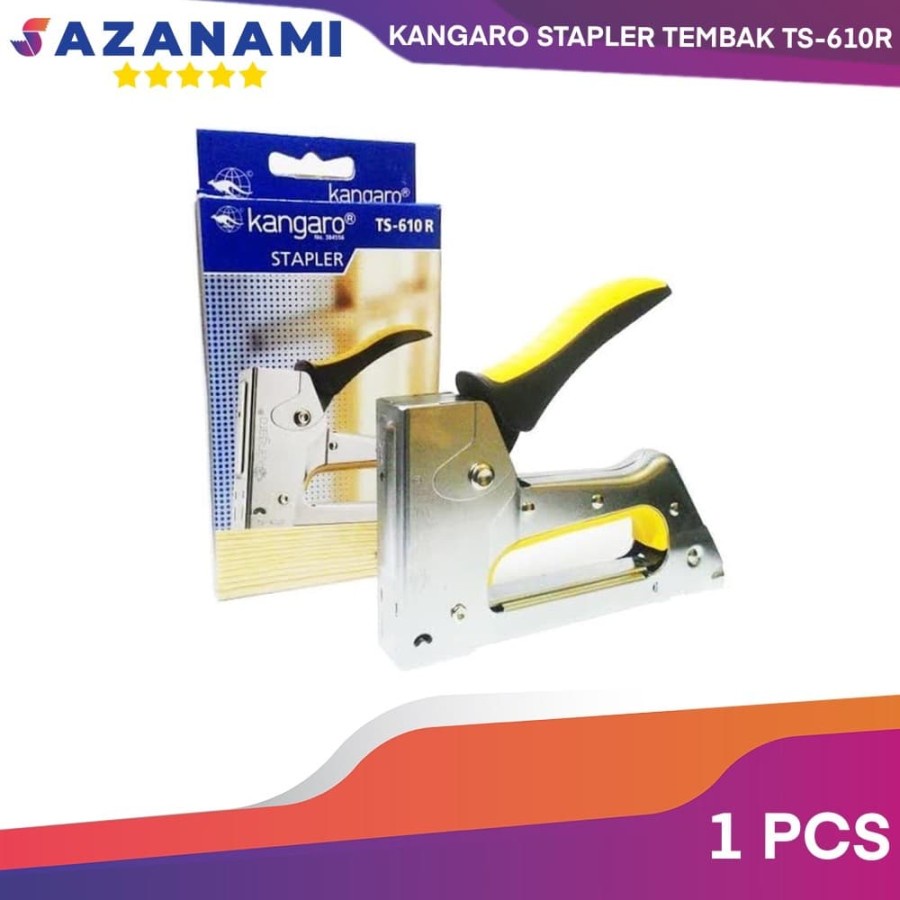 Jual KANGARO STAPLER TS-610R GUN TACKER STAPLER TEMBAK STAPLES TEMBAK ...