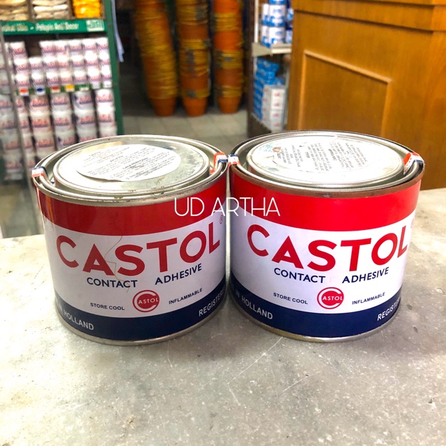 Jual Lem Kuning Castol Contact Adhesives Ukuran Besar 1/2 kg | Shopee ...