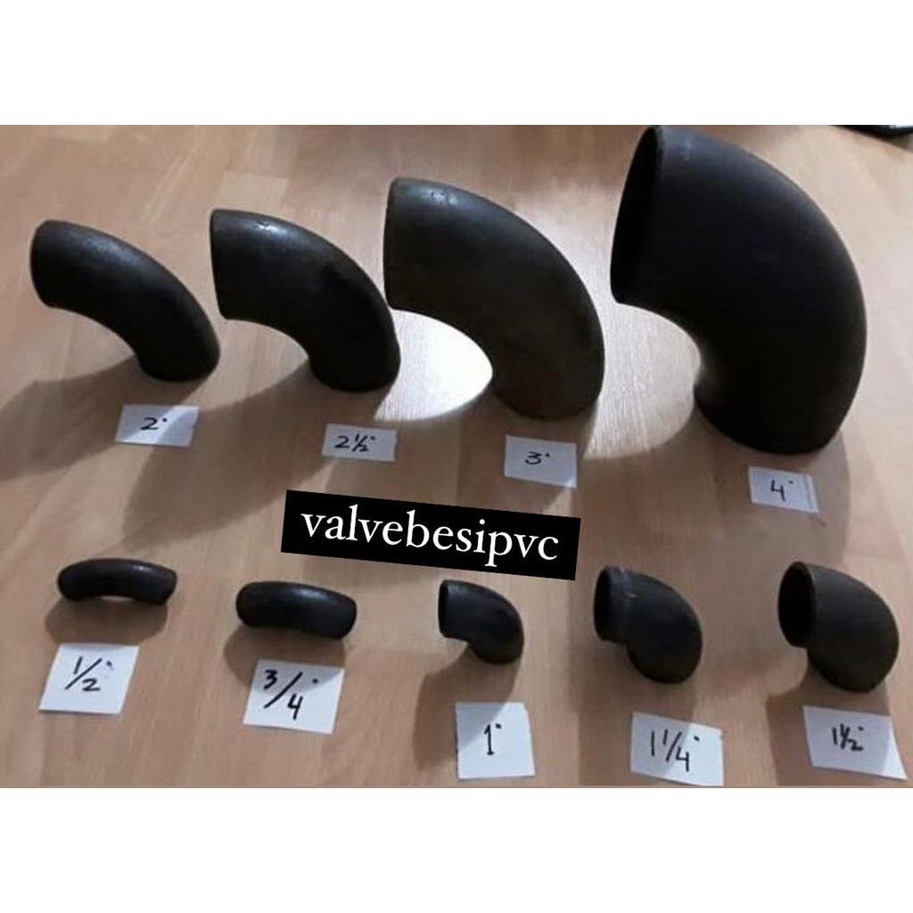 Jual ELBOW LAS SGP 4 INCH HITAM / KNEE LAS / LAS BOCH / ELBOW LAS BESI ...