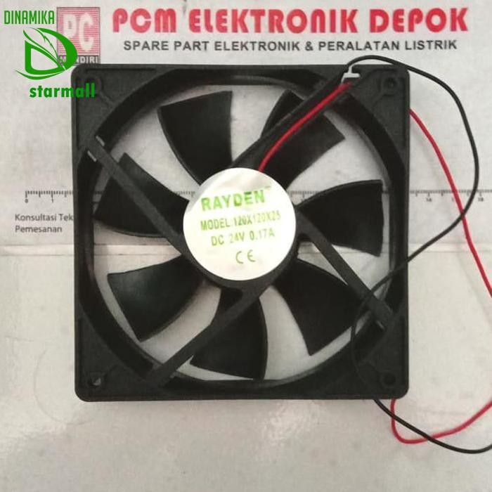 Jual Kipas 24V 12Cm X 12Cm Brushless Cooling Cooler Dc 24 Volt Rayden ...