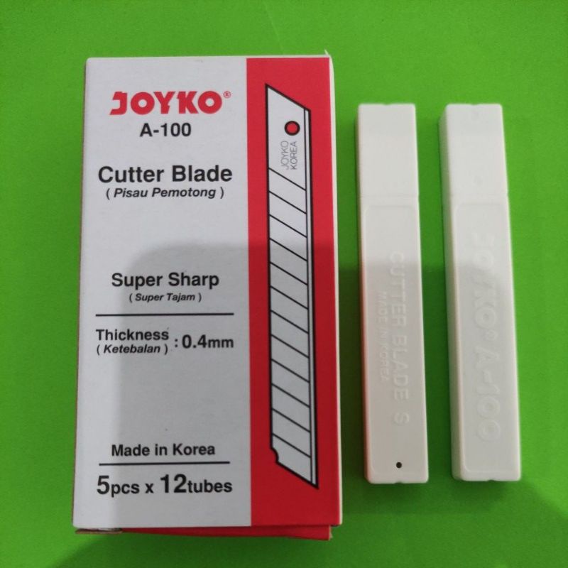 Jual Jual isi cutter joyko A-100 Per pak kecil isi 5 Cutter | Shopee ...