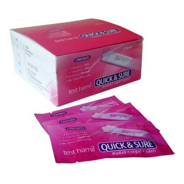 Jual Test Pack Test Kehamilan Quick Sure OneMed | Shopee Indonesia