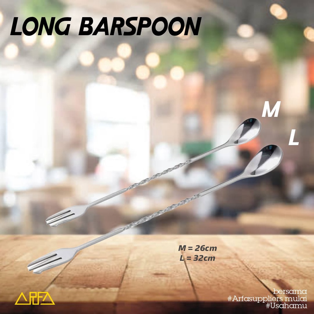 Jual Sendok Bartender - Long Barspoon Mixing | Shopee Indonesia