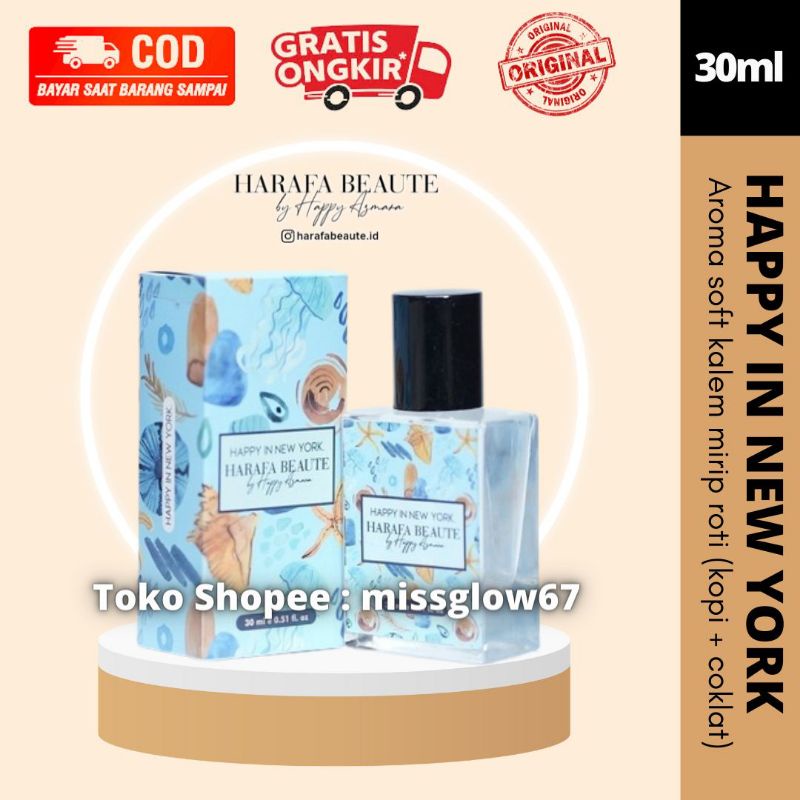 Jual HAPPY IN NEW YORK BY HARAFA BEAUTE PARFUM | Shopee Indonesia