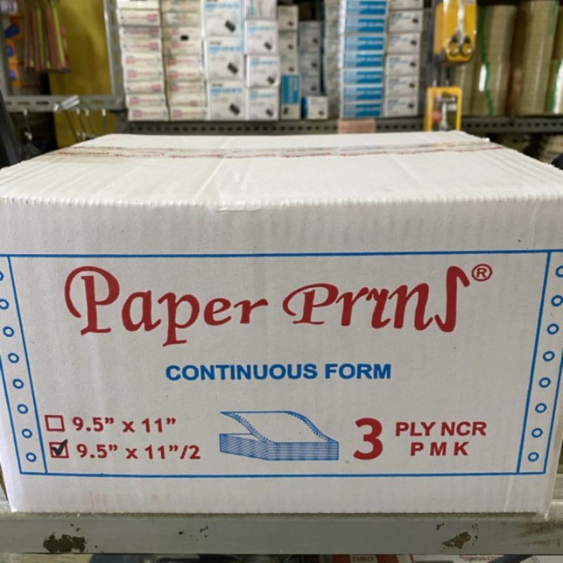 Jual Continuous Form 3 Ply 9,5 x 11/2 Paper Pryns | Shopee Indonesia