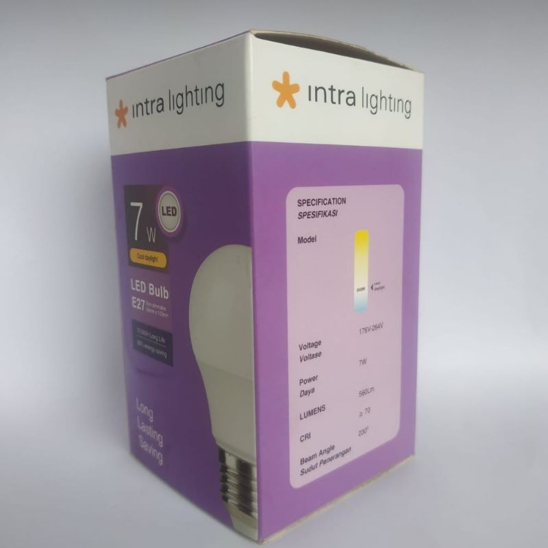 Jual LED Bulb / Lampu LED Capsul INTRA 7 Watt | Shopee Indonesia