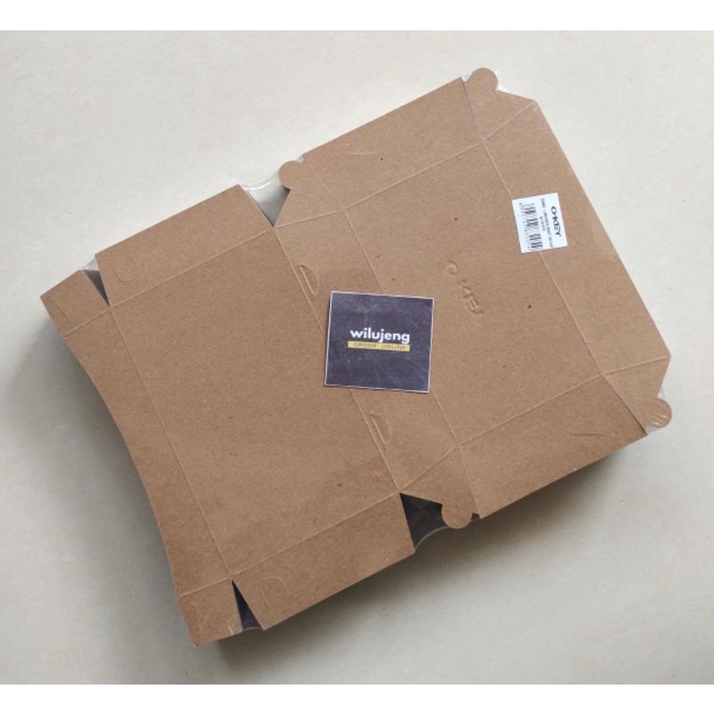 Jual Paper Lunchbox Kraft Okey Laminasi LDPE Ukuran L Kotak Makan ...