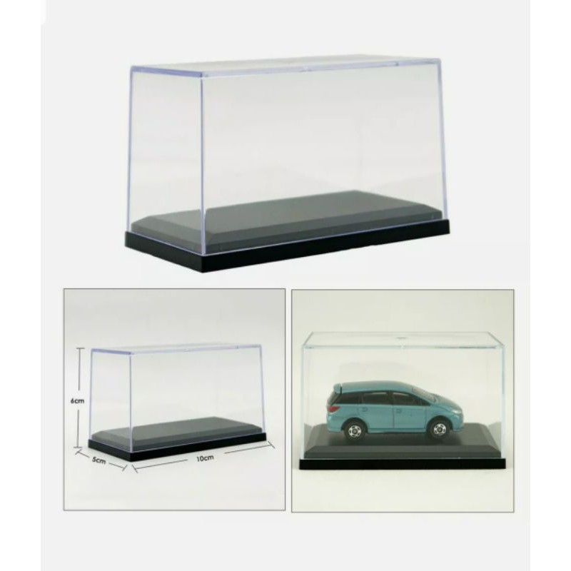 Jual AKRILIK BOX MIKA DISPLAY DIECAST SKALA MINIATUR 1 : 64 (10x5x6 ...