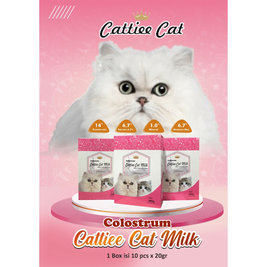 Jual SUSU CAT COLOSTRUM CATTIE CAT COLOSTRUM / CATTIE CAT MILK 20GR ...