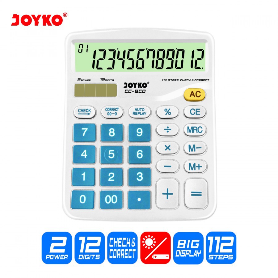 Jual Joyko Calculator / Kalkulator CC - 8CO | Shopee Indonesia
