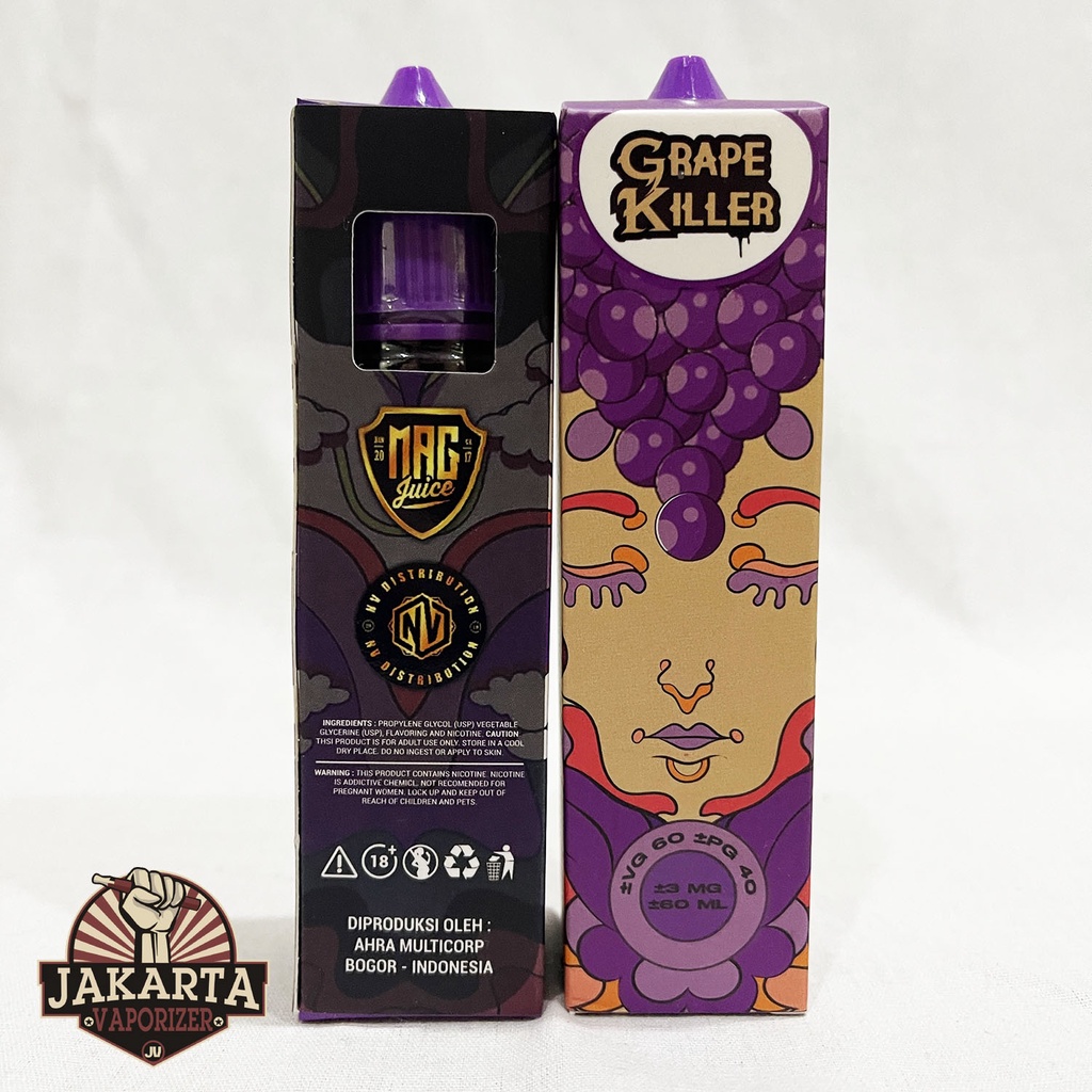 Jual GRAPE KILLER ANGGUR DINGIN 60ML 3MG BY MAG JUICE | Shopee Indonesia