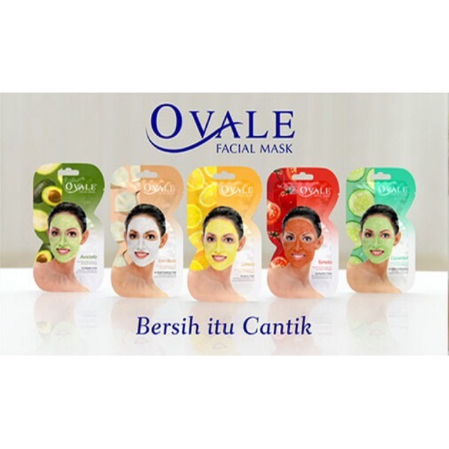 Jual OVALE FACE MASK SACHET ALL VARIAN | Shopee Indonesia