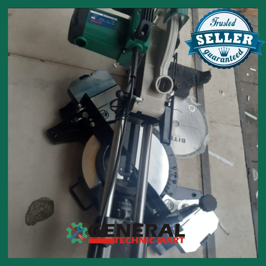 Jual MITER SAW SLIDING 10"/Mesin Potong Alumunium BITEC MSM 1710S-AN | Shopee Indonesia