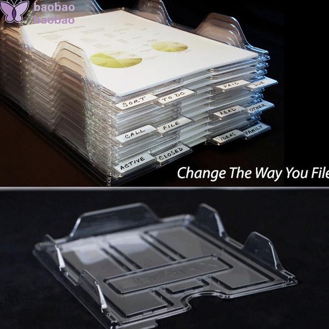 Jual Rak Penyimpanan File Folder Organizer Untuk Kertas Majalah Kantor ...