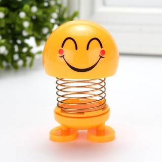 Jual Head-Bobble- Personality Smile Funny Expression Spring Shaking ...