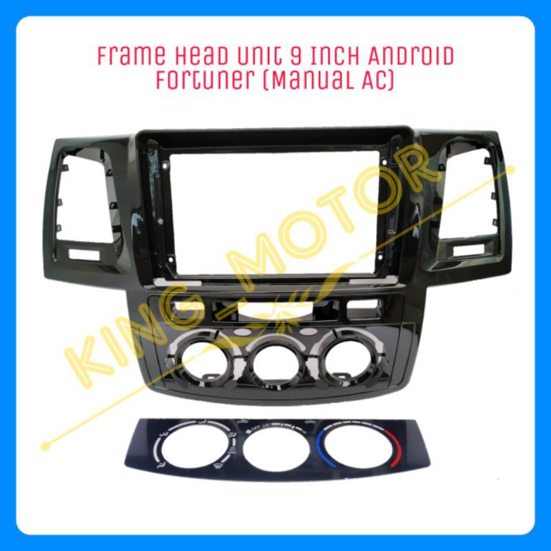 Jual Frame HU Head Unit 9 Inch Android Fortuner | Shopee Indonesia