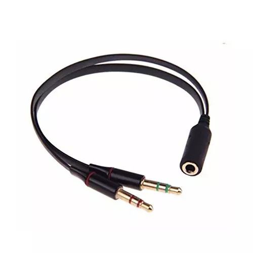 Jual AUDIO MIC GAMING SPLITTER FOR PC SPEAKER LAPTOP HEADPHONE MOBILE ...