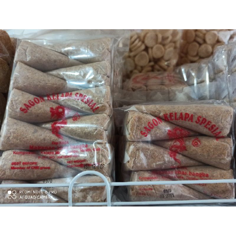 Jual sagon special khas bangka merk naga/sagon bangka/makanan khas ...