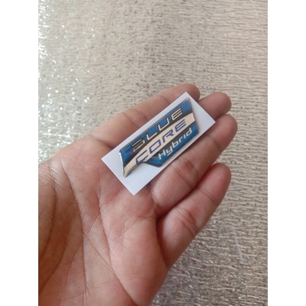 Jual Sticker emblem BlueCore Hybrid | Shopee Indonesia