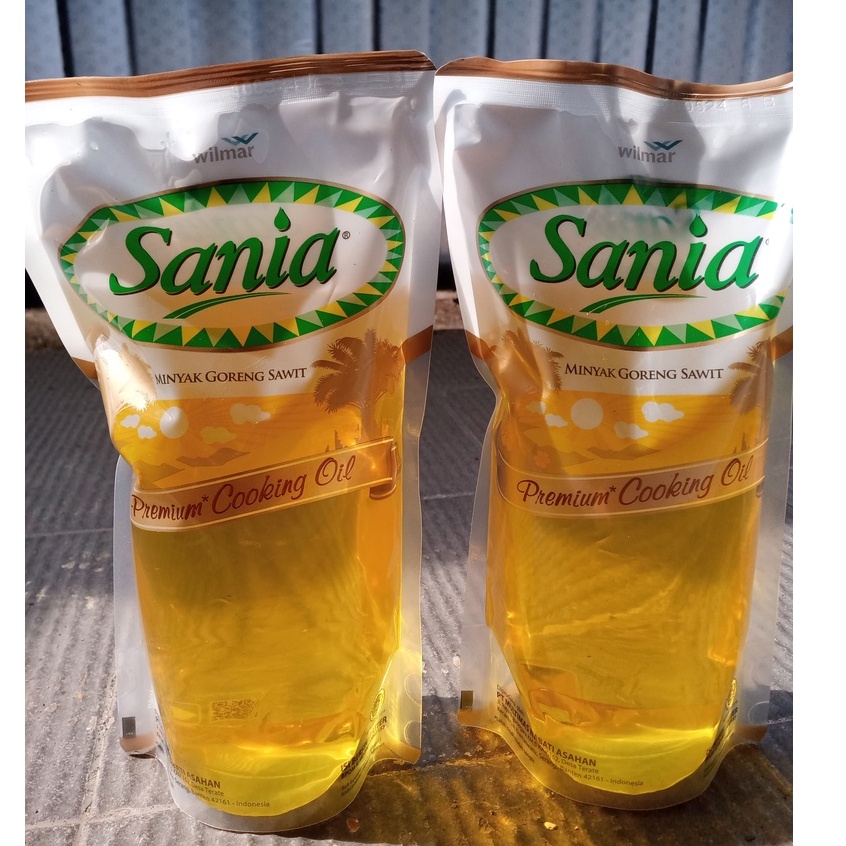 Jual Minyak Goreng Merk Sania Premium Cooking Oil 1 liter | Shopee ...