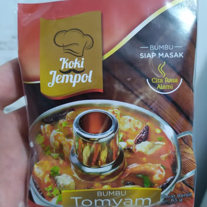 Jual bumbu tom yum tomyam 60gr koki jempol bumbu shabu kuah instant halal | Shopee Indonesia