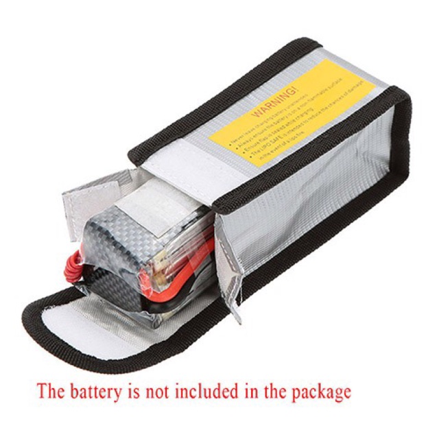 Jual LiPo Battery Safety Case Bag Fireproof 125 x 64 x 50mm | Shopee ...