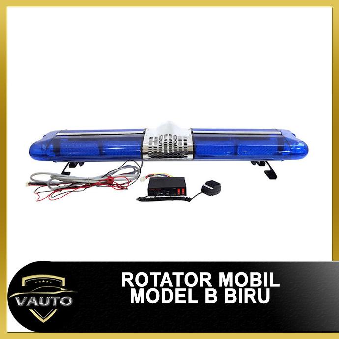 Jual Lampu Rotator Sirene Polisi Patwal Led Sirene Mobil MODEL B BIRU ...