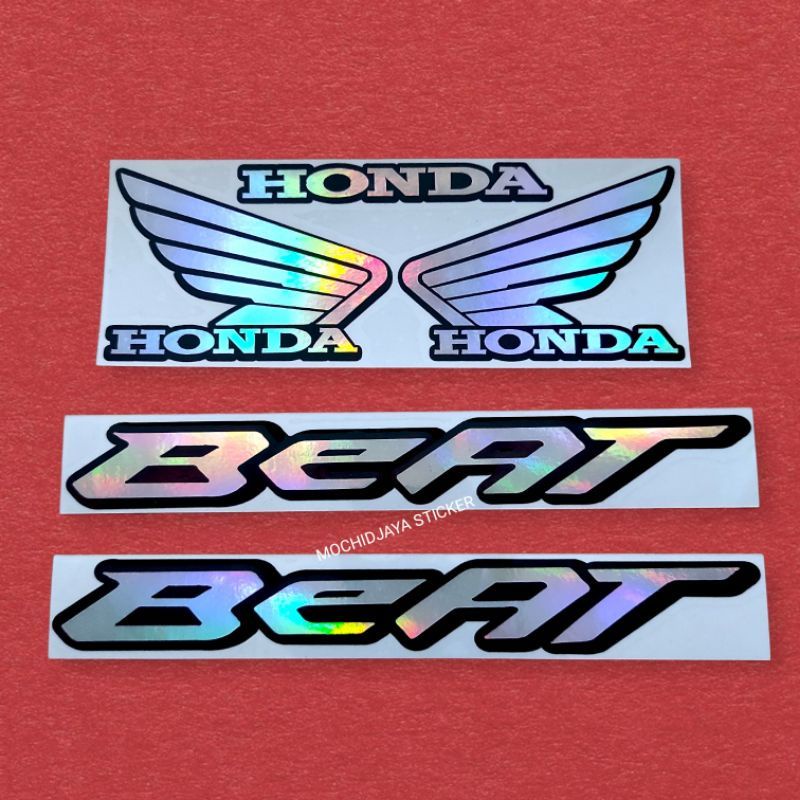 Jual Stiker Beat dan Sayap / Stiker Logo Beat / Stiker Logo Sayap Honda ...