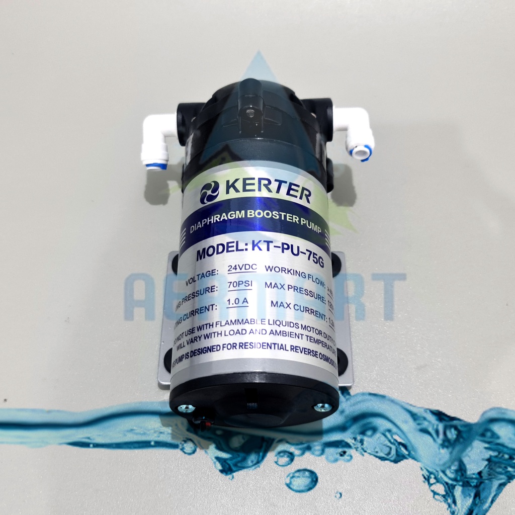 Jual Pompa RO 24V DC Kapasitas 50-100GPD - Booster Pump RO - HANYA ...