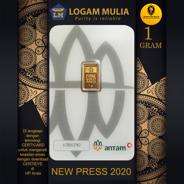 Jual EMAS ANTAM 1 GRAM, LOGAM MULIA ANTAM 1 GRAM BERSERTIFIKAT | Shopee ...