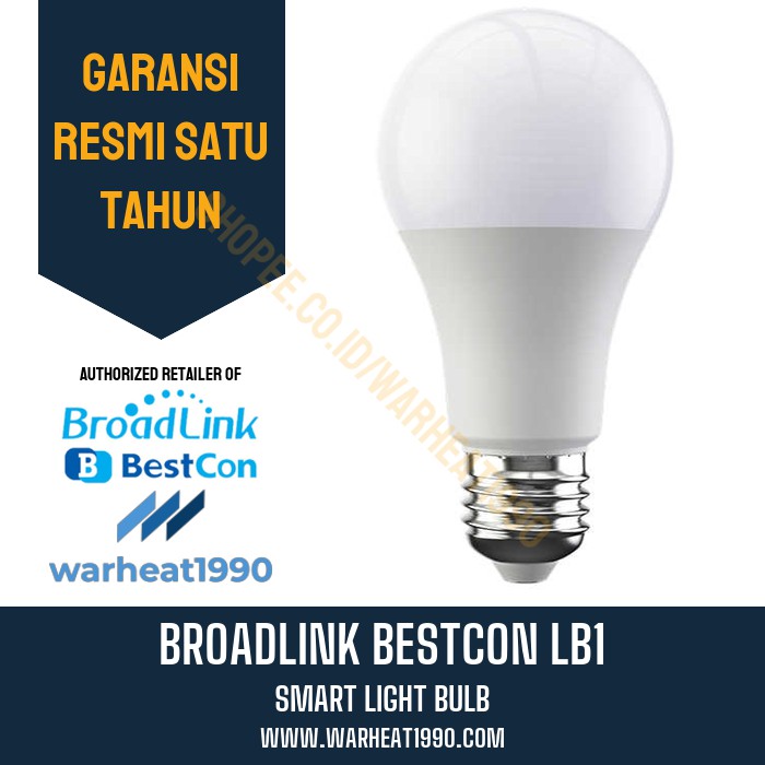 Jual Broadlink Bestcon LB1 Smart Light Bulb WiFi E27 Lampu Bohlam ...