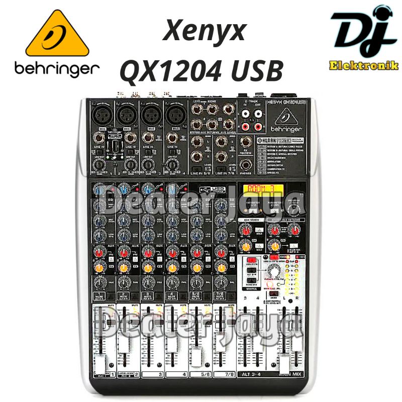 Jual Mixer Analog Behringer Xenyx QX 1204 USB / QX1204 USB / QX1204USB ...
