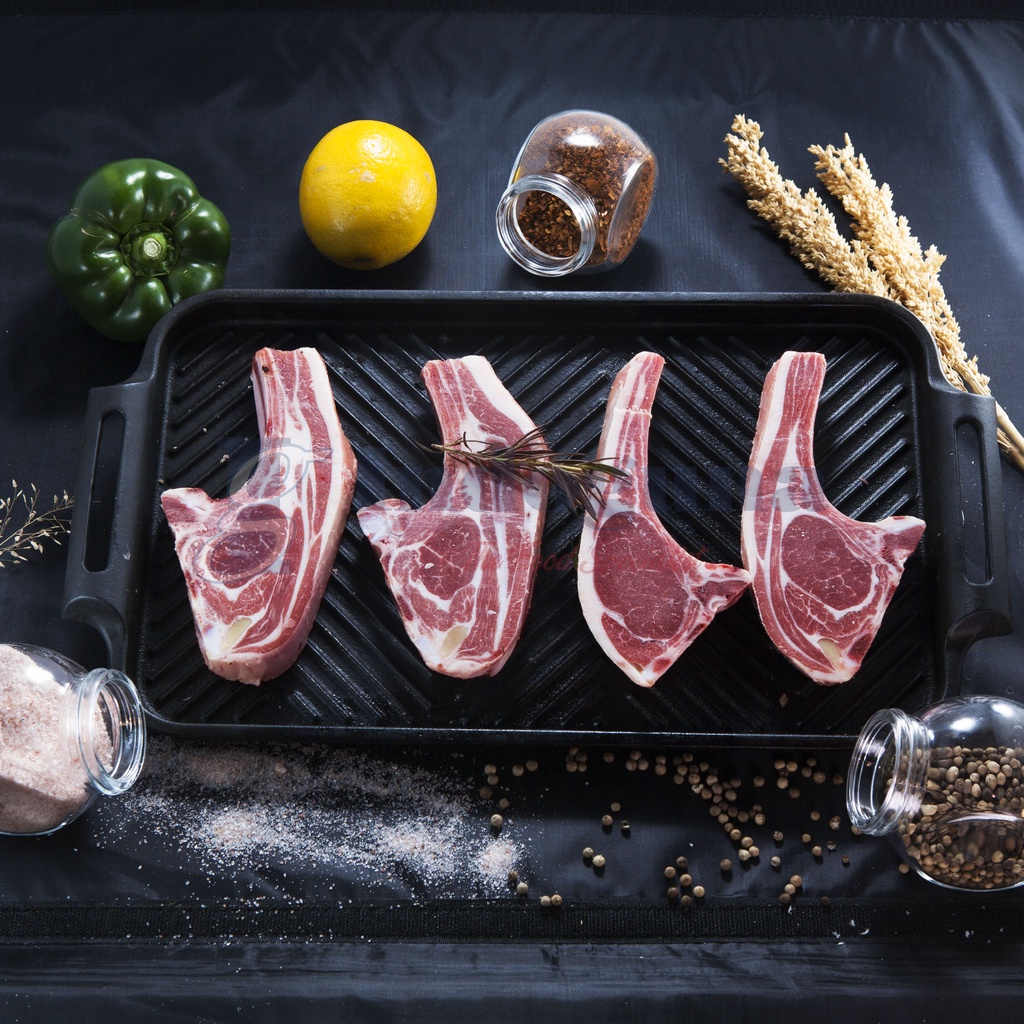 Jual AUS Lamb Rack MULWARRA Cut 500 Gr - Indoguna | Shopee Indonesia
