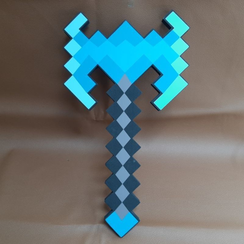 Jual The new blue axe minecraft / kapak busa minecraft / mainan kapak ...