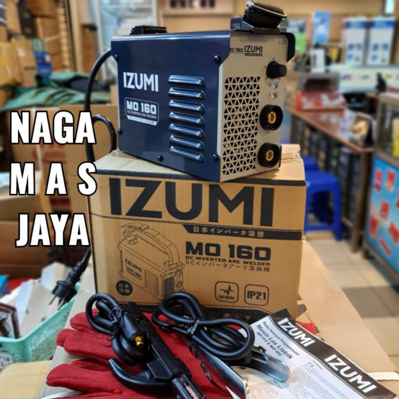 Jual MESIN LAS LISTRIK IZUMI MO 160 / TRAFO LAS INVERTER IZUMI MO-160 / TRAFO LAS IZUMI MO 120A ...