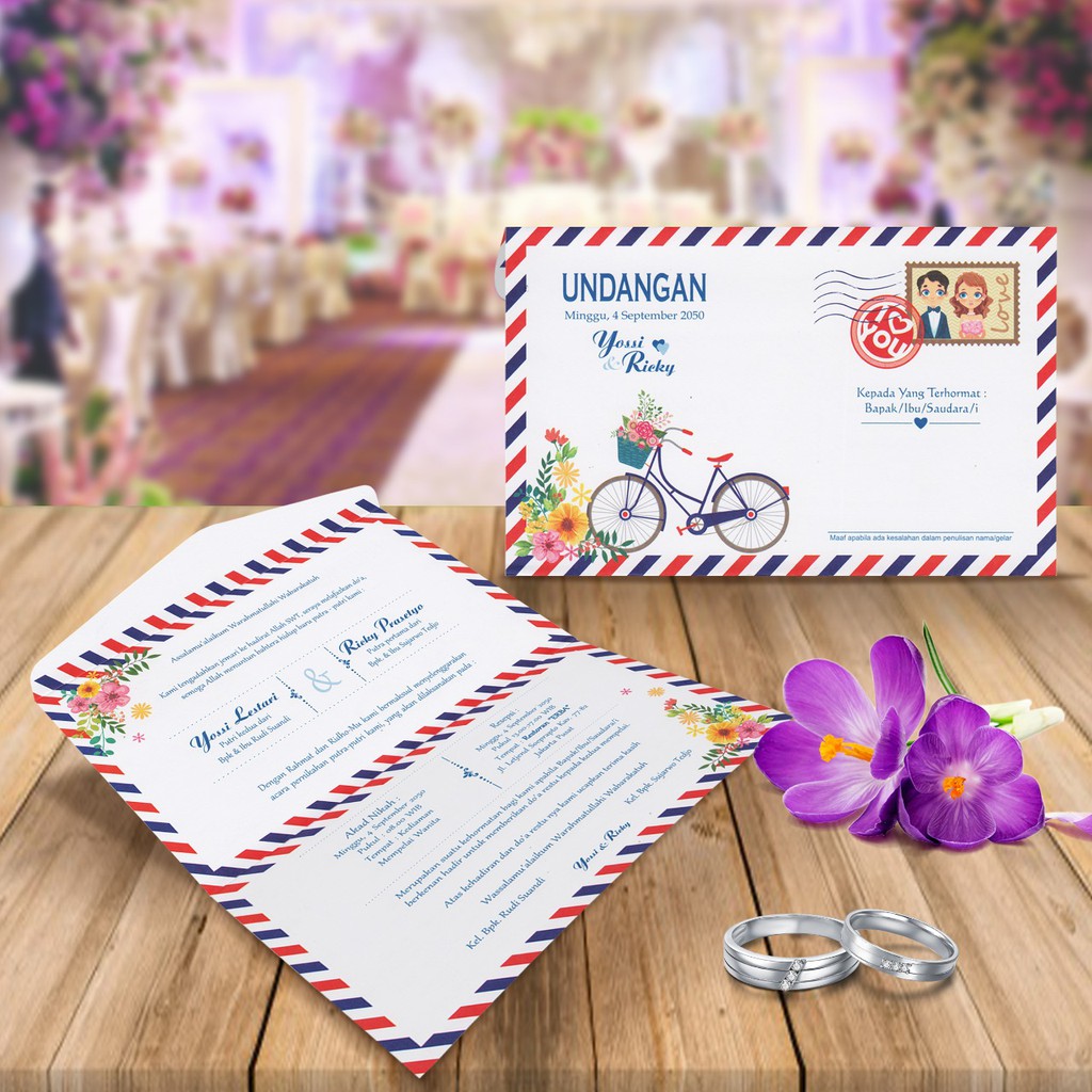 Jual Blangko Undangan ERBA 88208 / Cetak undangan murah ERBA | Shopee ...