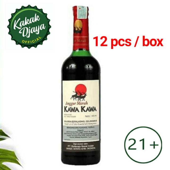 Jual Kawa Kawa Anggur Merah 600ml box 12 botol Kawa Kawa Anggur Merah 600ml Amer Kawa Kawa ...