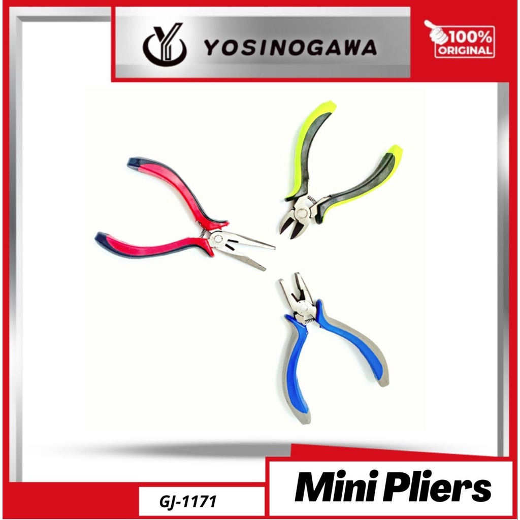 Jual YOSINOGAWA - CUCI GUDANG TANG COMBINASI CUTTER LONG NOSE MINI ...