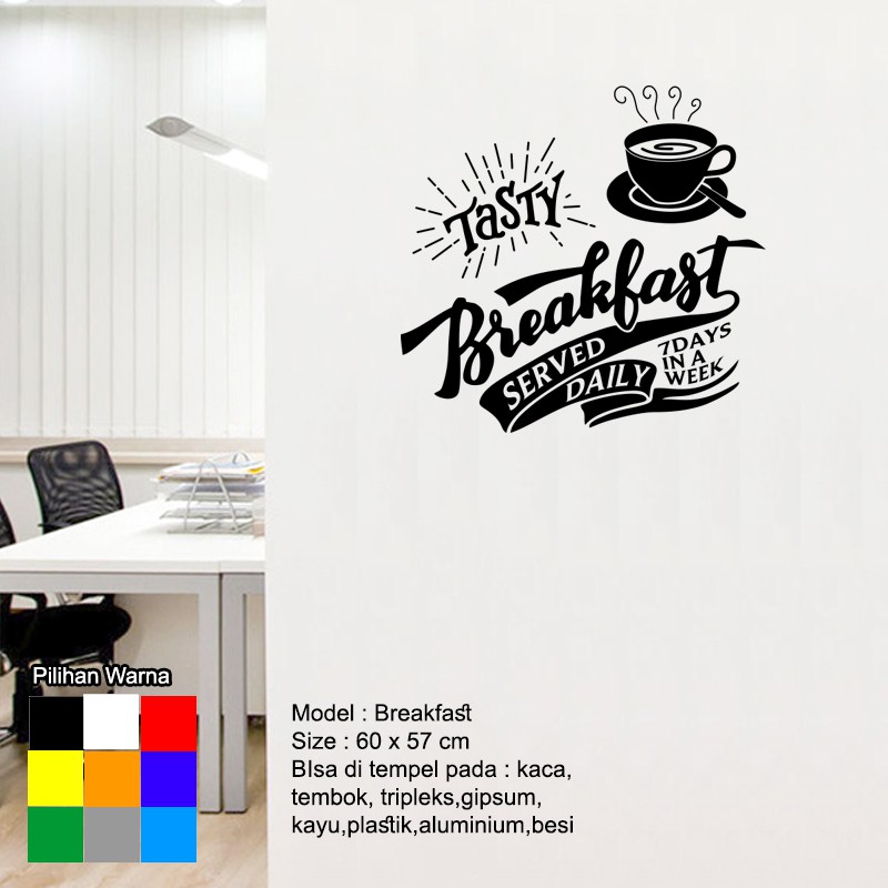 Jual Stiker Kaca Dinding Cafe Kopi Coffee Shop Kafe Resto Cutting ...