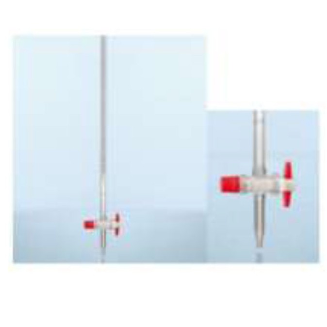 Jual BURET 10mL. Class AS. Clear Glass. PTFE Stopcock. with schelbach ...