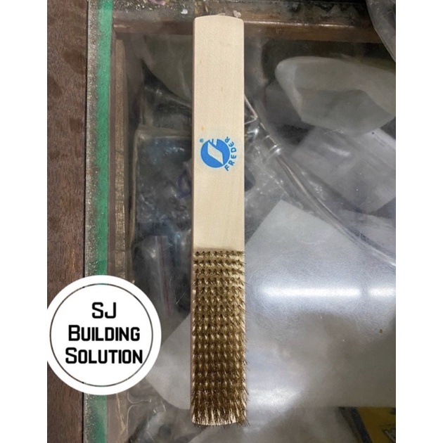 Jual Sikat Kawat Kuningan Asli / Pure Brass Wire Brush Merk Freder ...