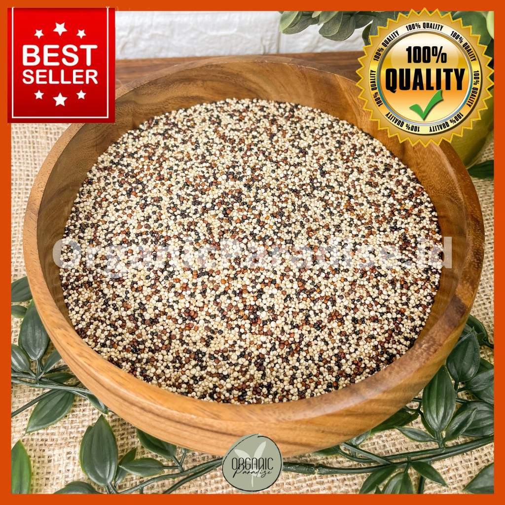 Jual Organic Quinoa Tricolour 100 gram Organic Paradise | Shopee Indonesia