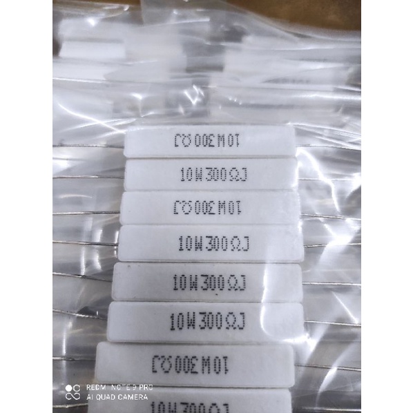 Jual Resistor 10w 300 ohm putih asli | Shopee Indonesia