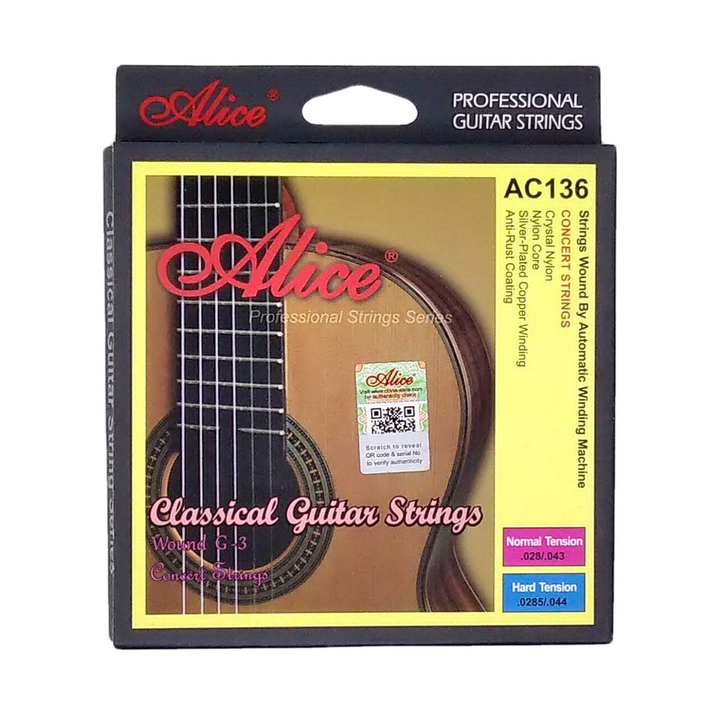 Jual Alice AC136 Senar Gitar Klasik Crystal Nylon Anti Karat | Shopee ...