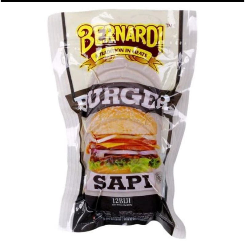 Jual BERNARDI BEEF BURGER ISI 6pcs | Shopee Indonesia