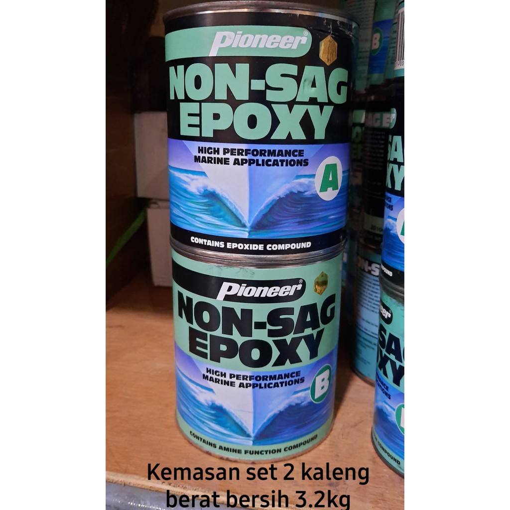 Jual PIONEER 3.2Kg Set Lem EPOXY NON SAG - 2 Component EPOXY Marine ...