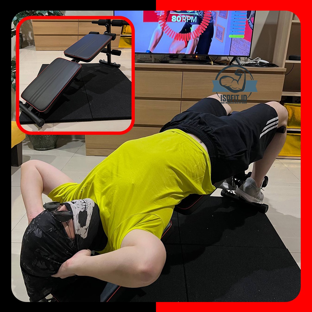Jual Isofit.id Gym Bench Press Portable / Kursi Alat Fitness bisa ...