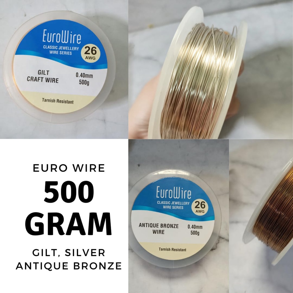 Jual Kawat Euro Wire Spool Besar 500gram Varian | Shopee Indonesia